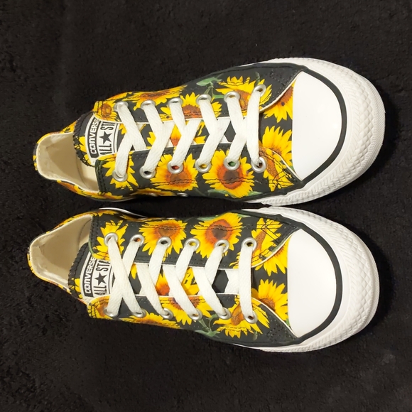 Converse | Shoes | Converse Chuck Taylor All Star Sunflowers Floral ...
